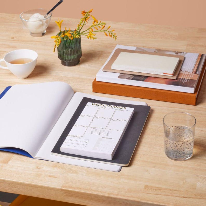 Digital Printable Planner Set PDF, Minimalist Planner Pack, Habit ...