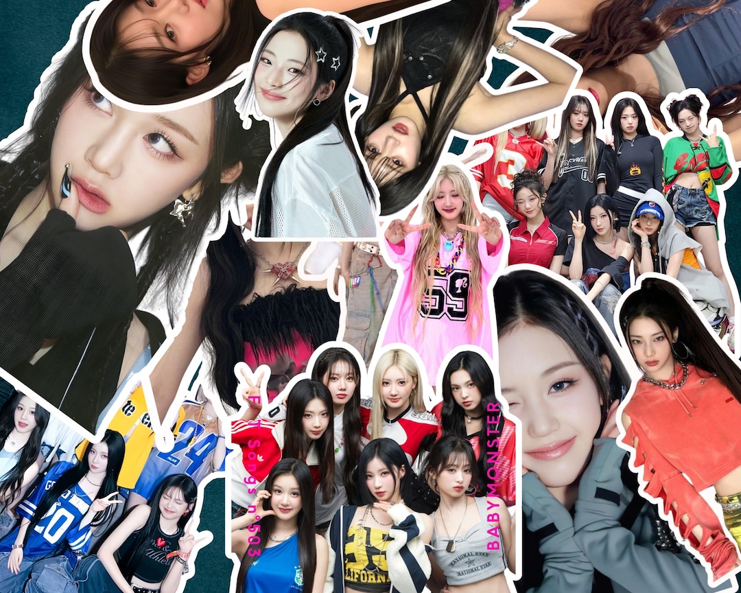 BABYMONSTER STICKERS | 50pack | K-pop Idol Stickers | Assorted Kpop ...