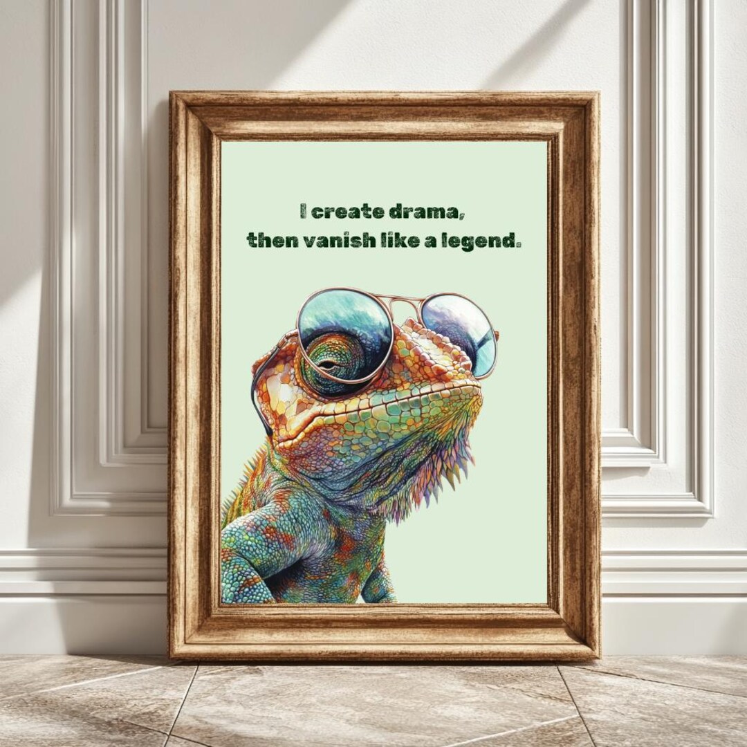 Cool Chameleon Lizard, I Create Drana, Then Vanish Like a Legend ...