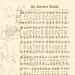 My ANCHOR HOLDS A.K.A. Tho’ the Angry Surges Roll - 8x10 Antique Hymn ...