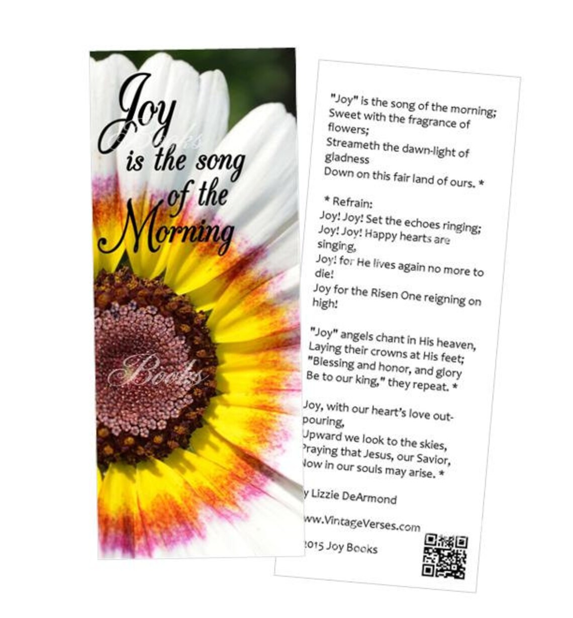 JOYFUL SONGS Printed Hymn Bookmarks Vintage Verses - Etsy