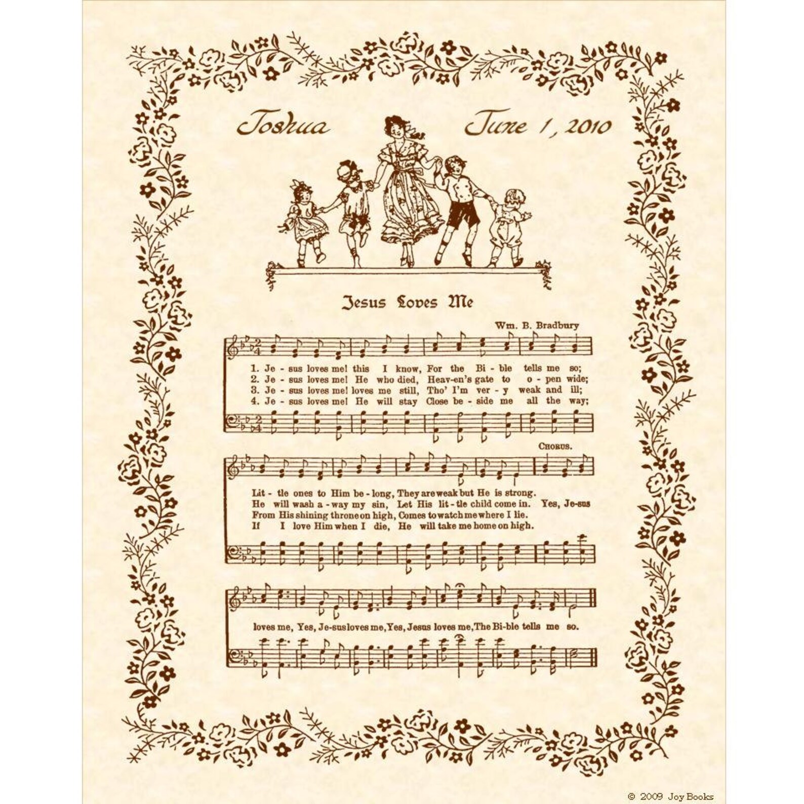 PERSONALIZE THIS 8x10 Antique Hymn or Calligraphy Art Print | Etsy