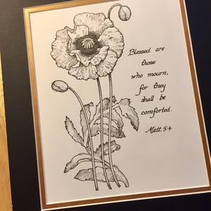 THE BEATITUDES 9 Piece Set of Hand Written Calligraphy Art Prints ...