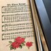 VINTAGE CAROL GREETINGS - Set of 6 Christmas Hymn Greeting Cards ...