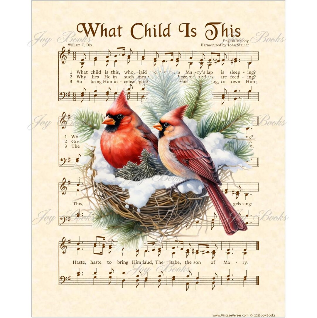 WHAT CHILD is This Aka GREENSLEEVES Christian Home & Office Decor ...