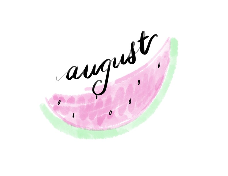 August Digital Bullet Journal Planner Template Pages for - Etsy