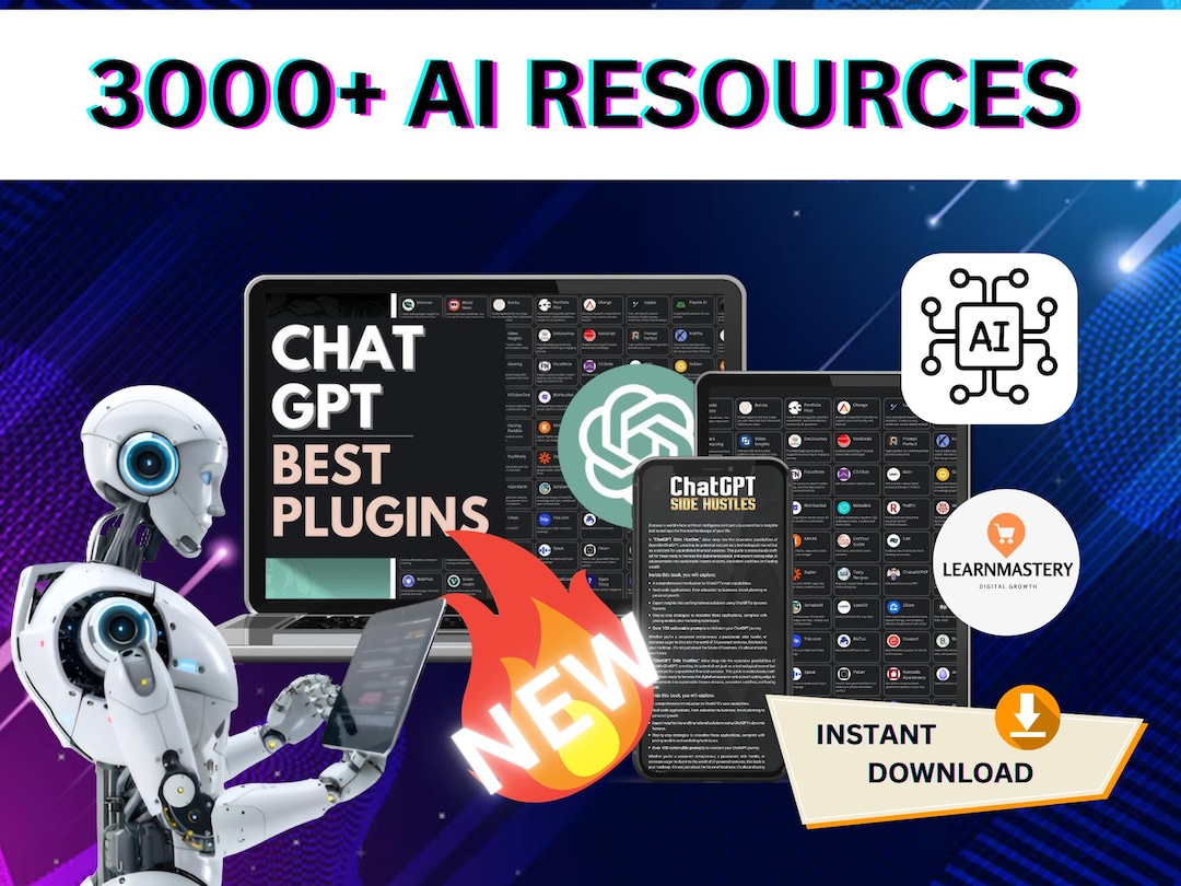 Ultimate 3000 AI Resources & Tools Bundle Chatgpt Plugins Chatgpt ...