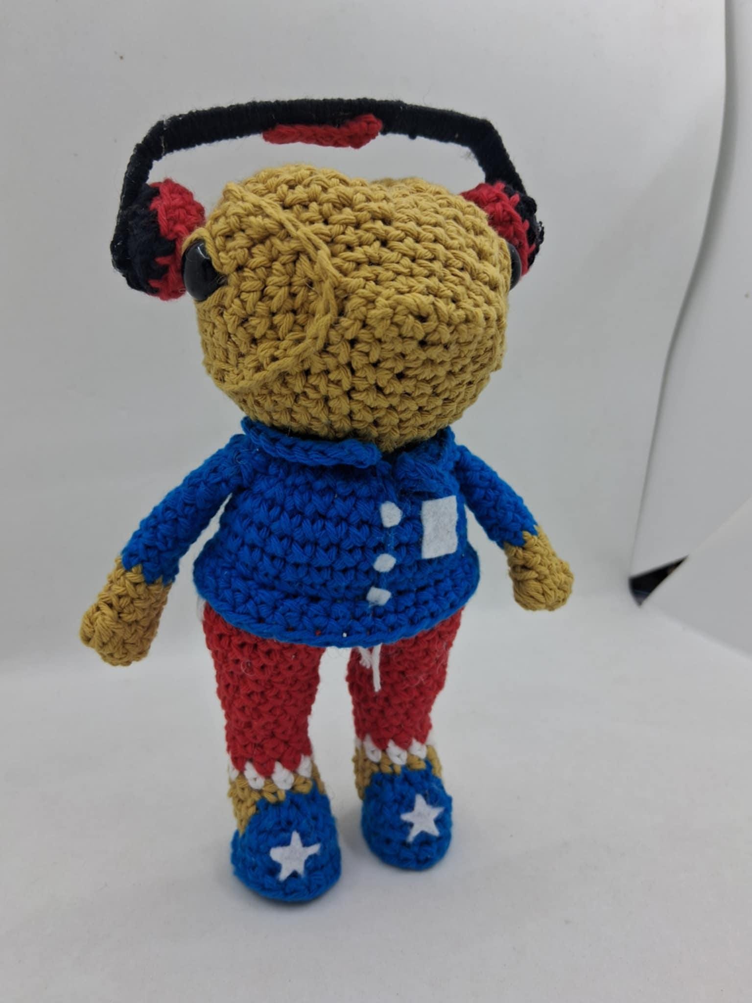 Handmade Sapo Concho Plush With Headphones – Bad Bunny Inspired ...