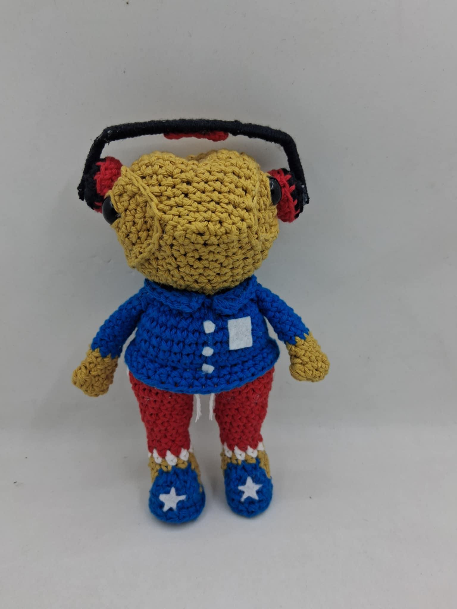 Handmade Sapo Concho Plush With Headphones – Bad Bunny Inspired ...