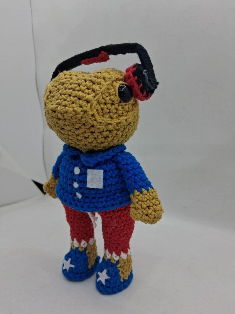 Handmade Sapo Concho Plush With Headphones – Bad Bunny Inspired ...