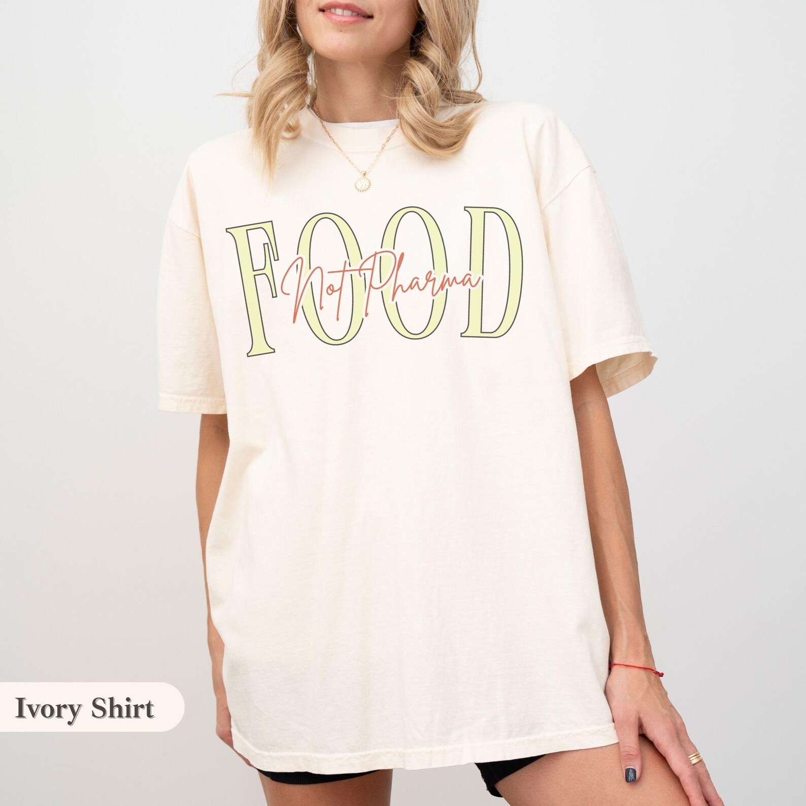 Comfort Colors Food Not Pharma Shirt Holistic Health Tee Shirt Farm Not ...