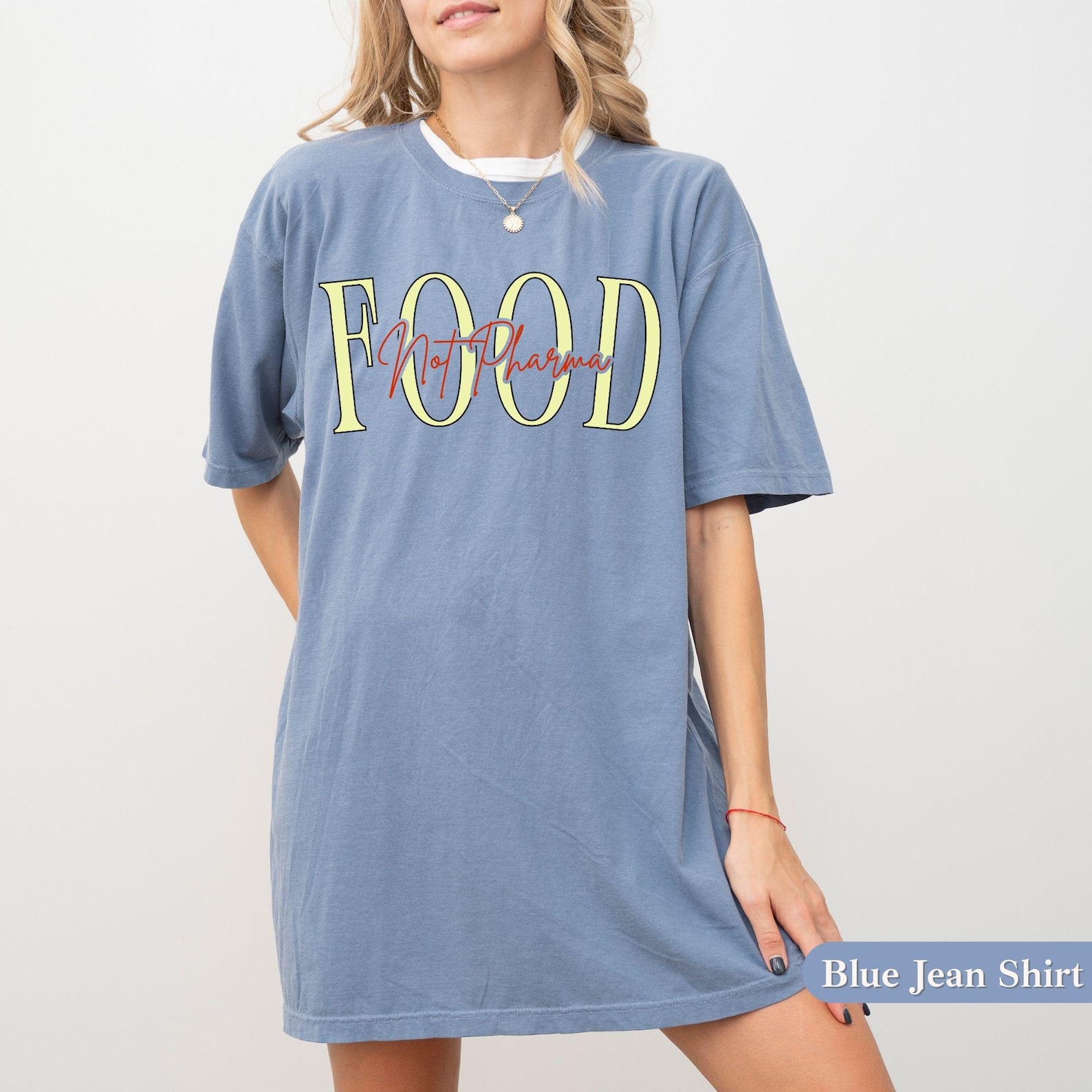 Comfort Colors Food Not Pharma Shirt Holistic Health Tee Shirt Farm Not ...