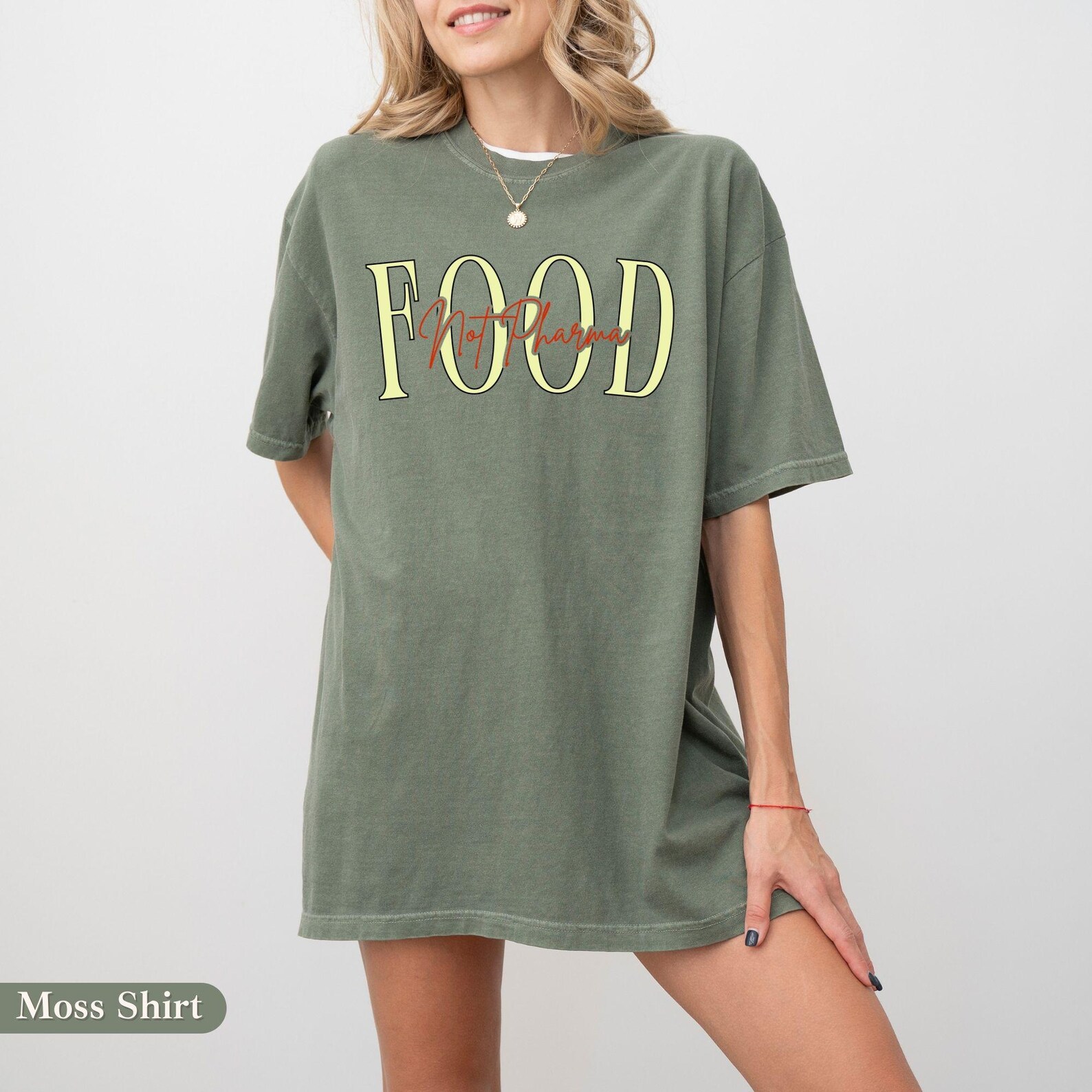 Comfort Colors Food Not Pharma Shirt Holistic Health Tee Shirt Farm Not ...