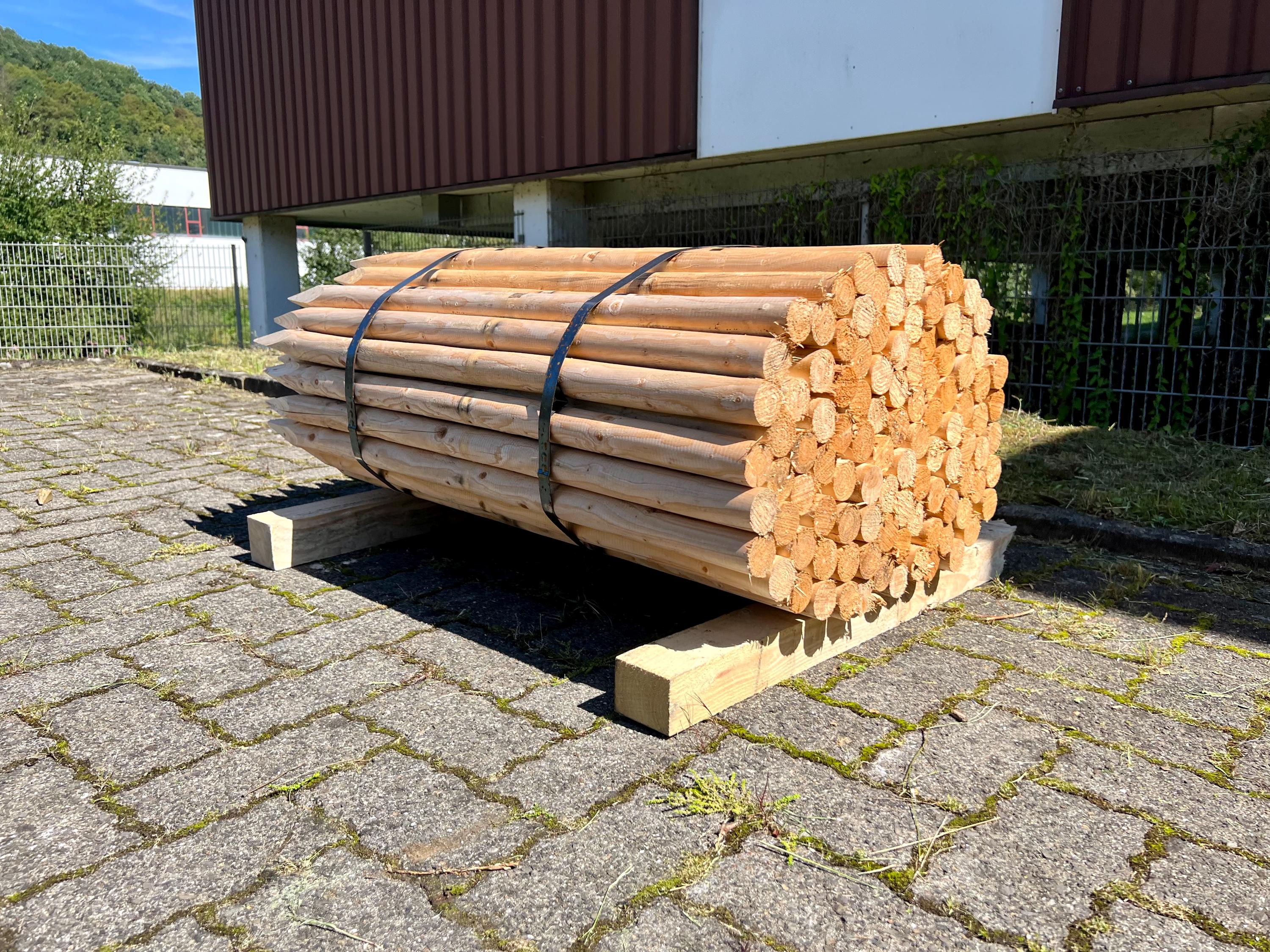 High-quality Natural Wooden Posts - Fence Posts, Round Posts From the ...