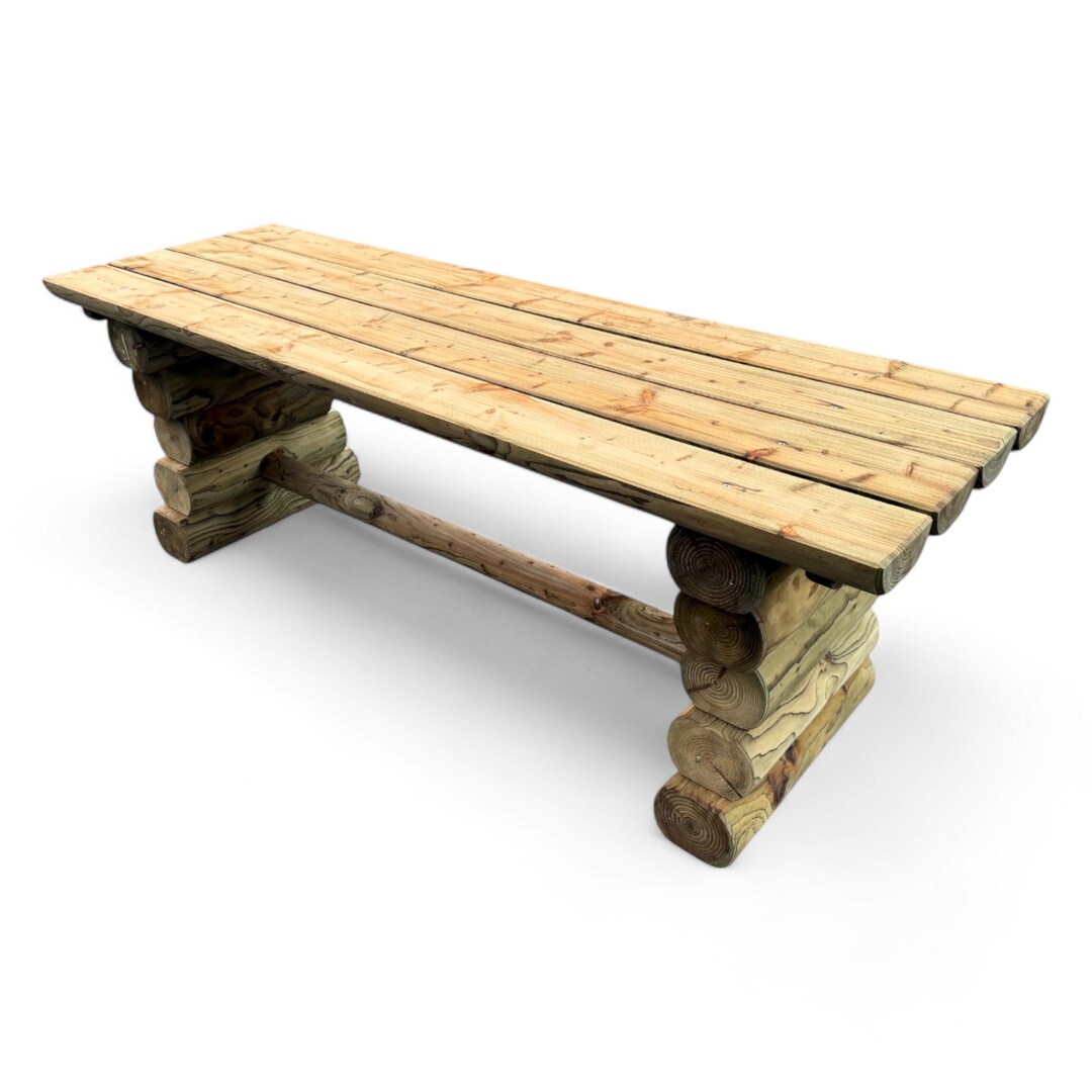 Solid Garden Table Made of Impregnated Wood Weatherproof, Stable ...