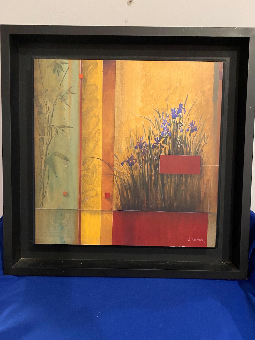 Flowering Stilllife Print - Don Li-leger - Black Framed - Etsy