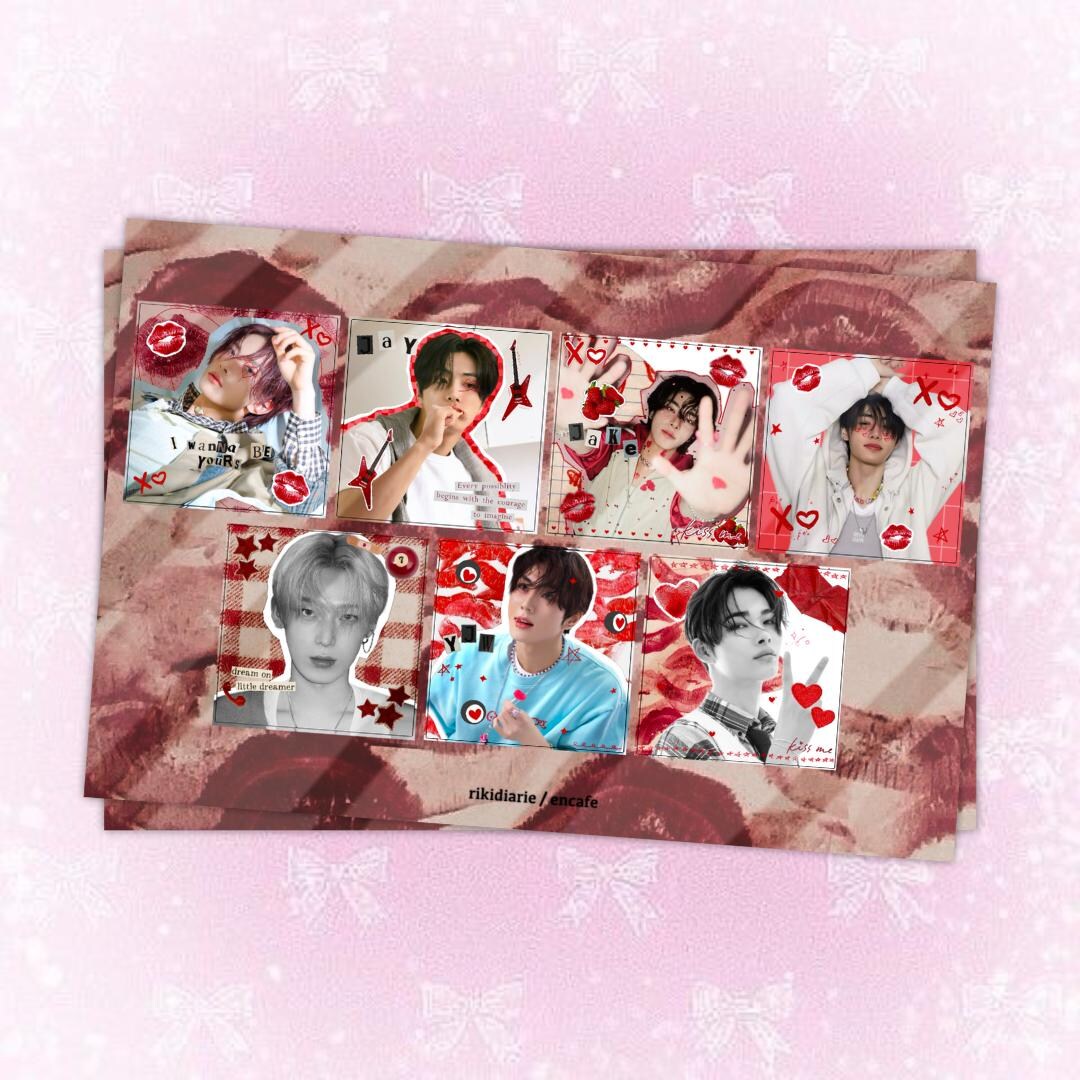 Enhypen Xo Sticker Sheets ᡣ𐭩 - Etsy