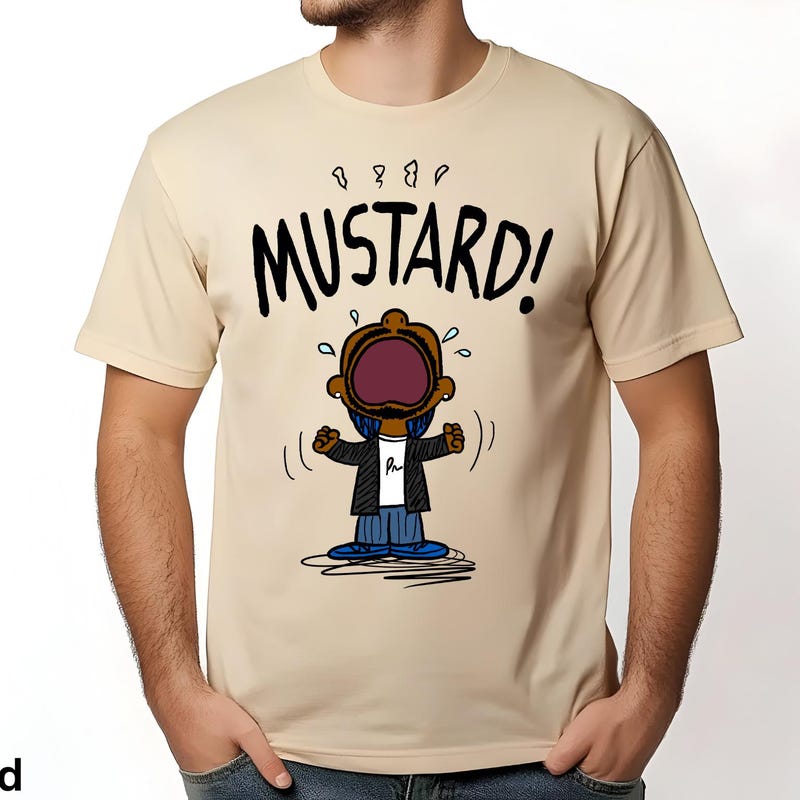 Kendrick Lamar Mustard Shirt - Etsy