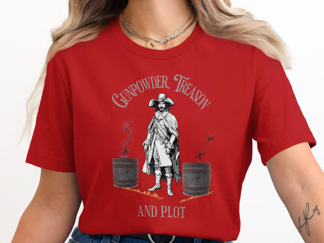 Gunpowder Plot Graphic T-shirt: Historical Design Tee - Etsy
