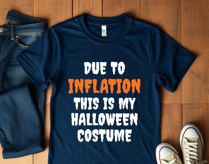 Due to Inflation This is My Halloween Costume Shirts, Matching Funny ...