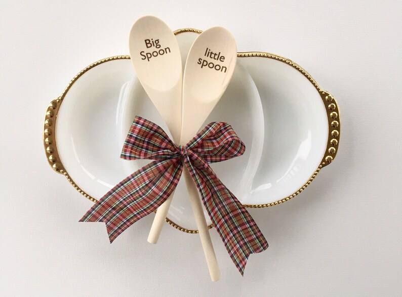 Big Spoon Little Spoon Wood Spoon Gift Set Rustic Country - Etsy