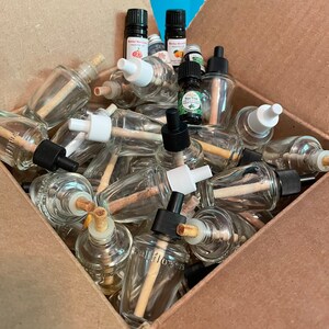 Empty Glass Wallflower Home Fragrance Vessels Lot of 10 Repurpose ...