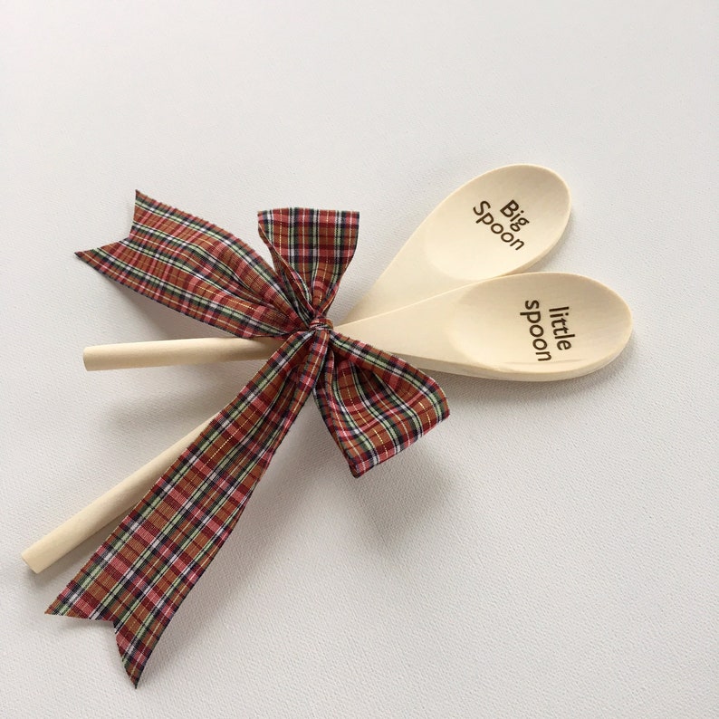 Big Spoon Little Spoon Wood Spoon Gift Set Rustic Country - Etsy