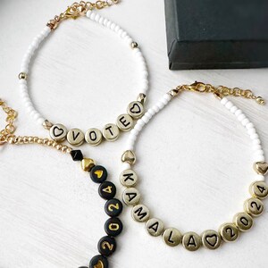 Kamala is Brat Friendship Bracelet 2024 Vote Harris Chartreuse Green ...