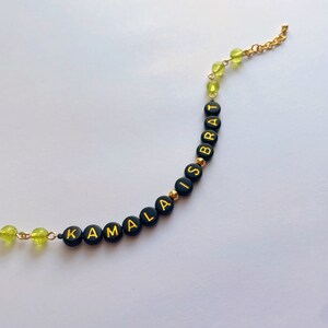 Kamala is Brat Friendship Bracelet 2024 Vote Harris Chartreuse Green ...