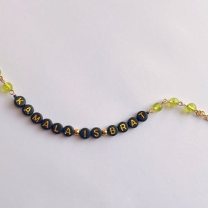 Kamala is Brat Friendship Bracelet 2024 Vote Harris Chartreuse Green ...