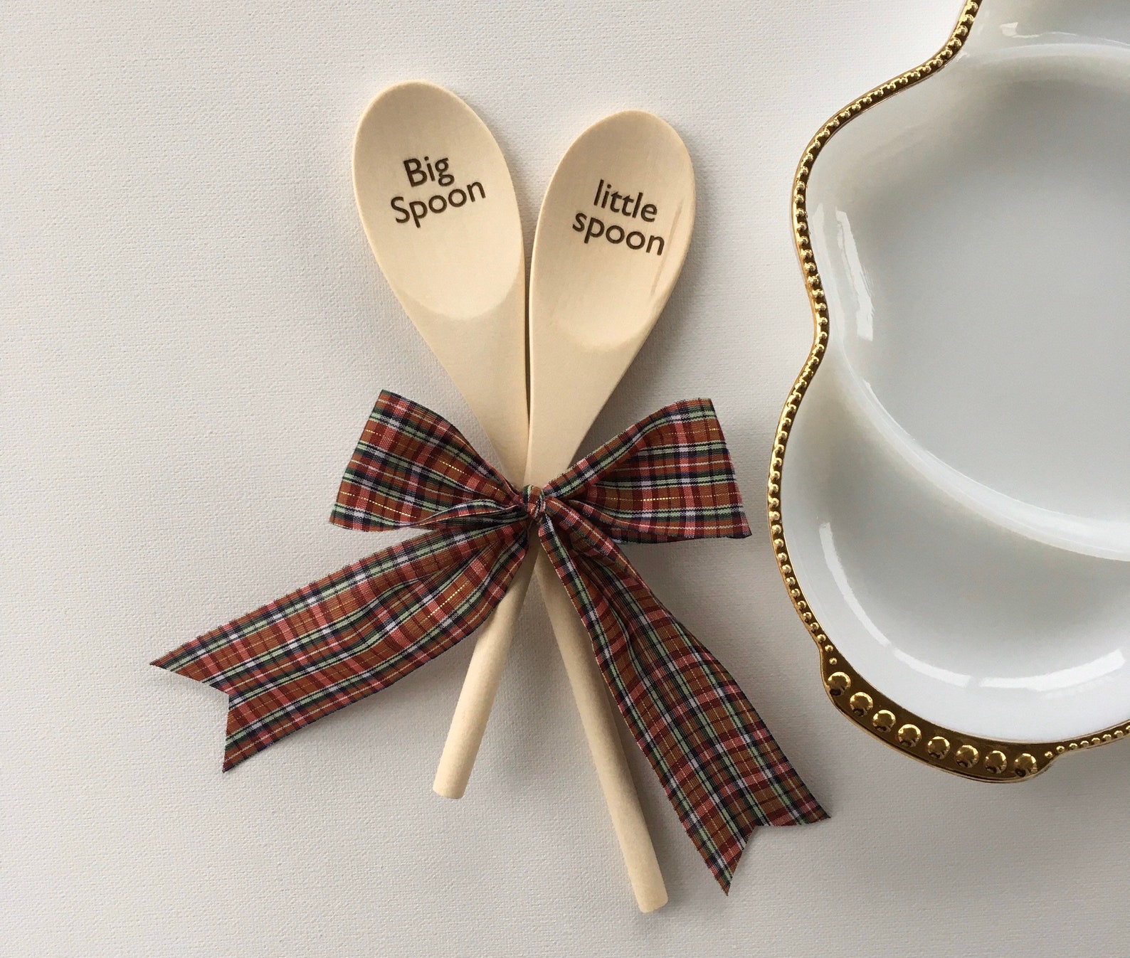 Big Spoon Little Spoon Wood Spoon Gift Set Rustic Country - Etsy