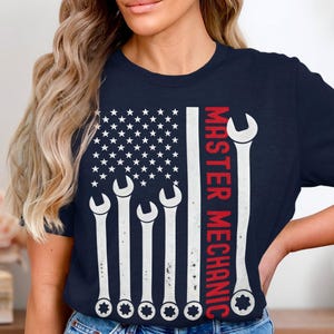 Master Mechanic Graphic T-shirt, Mechanic Tools T-shirt, Automotive ...