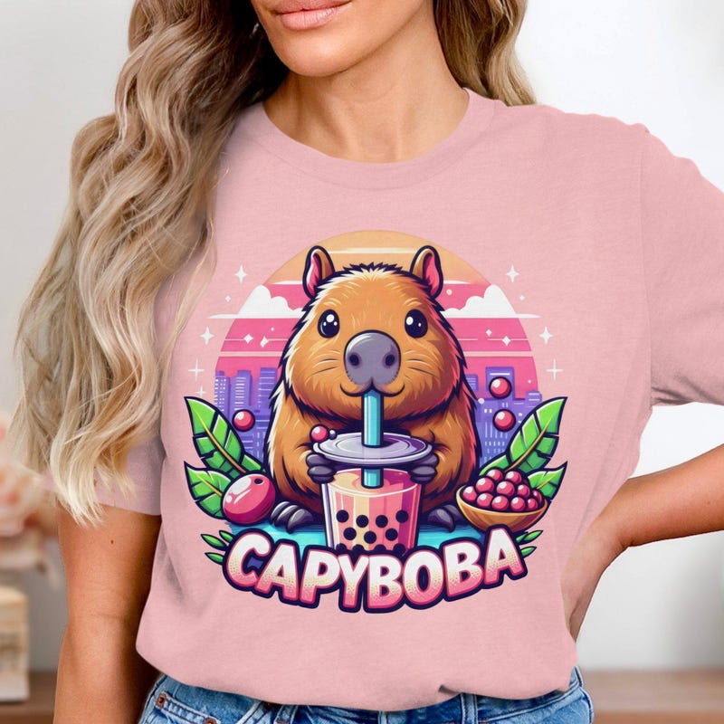 Capybara Boba - Etsy