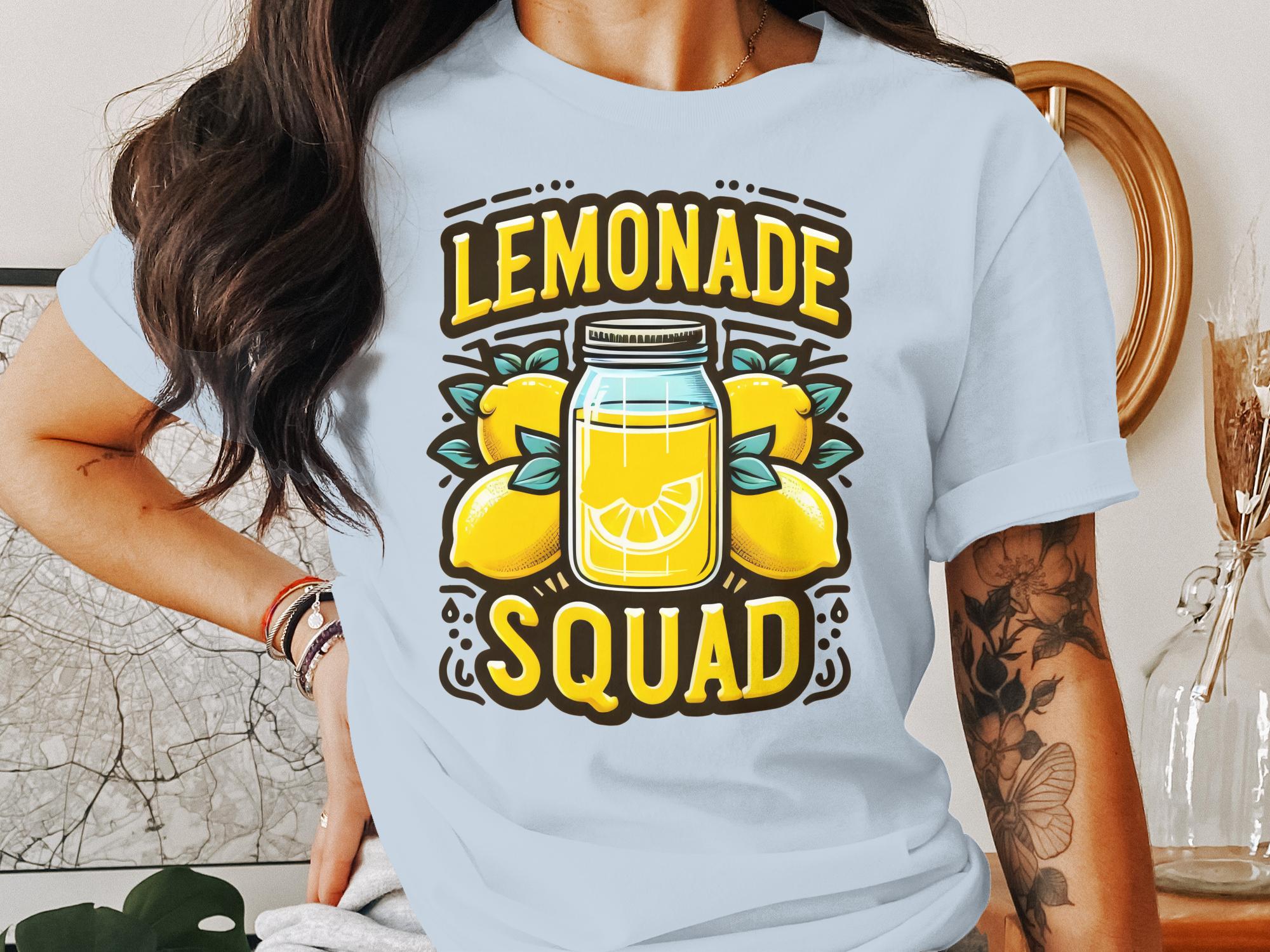 Lemonade Squad Graphic T-shirt: Funny Lemon Lovers Tee - Etsy