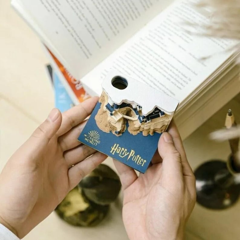 3D Harry Potter Magical 2025 Hogwarts Castle Notepad Design Lamp ...