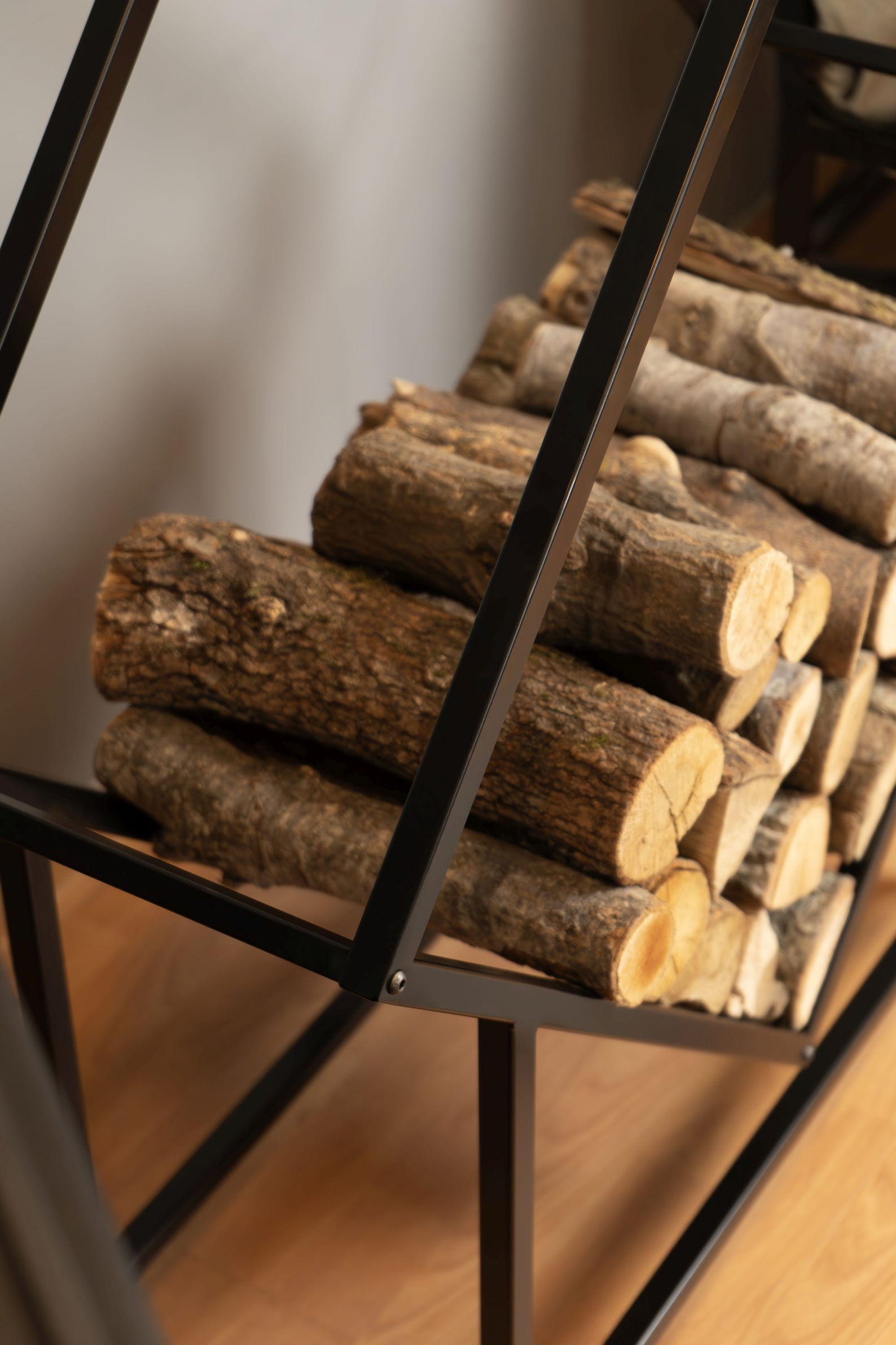 Wood Holder, Metal Wood Storage, Indoor Wood Stand - Etsy