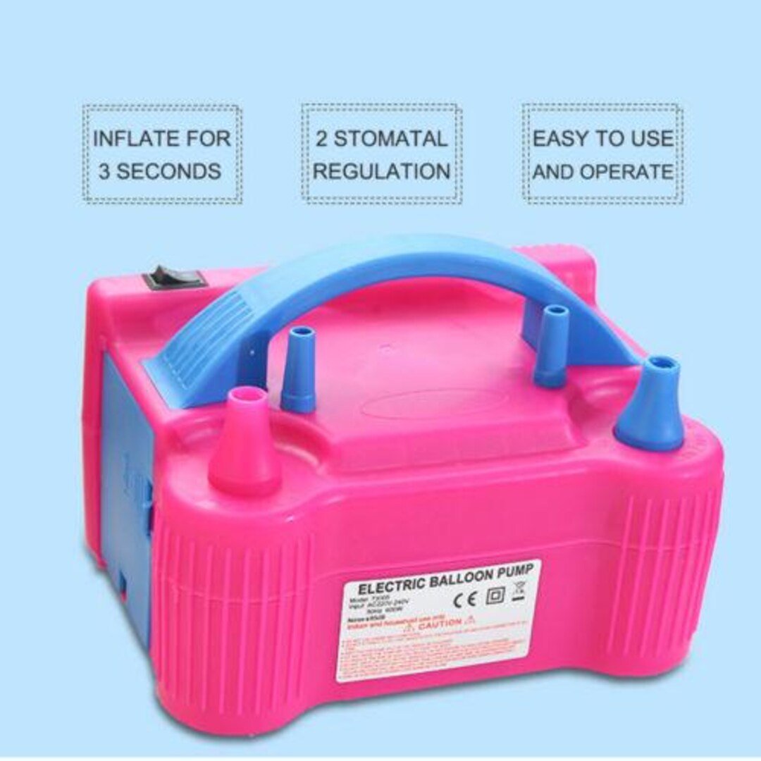 Electric Balloon Pump Ballon Inflator 600W Power 2 Nozzles Portable - Etsy