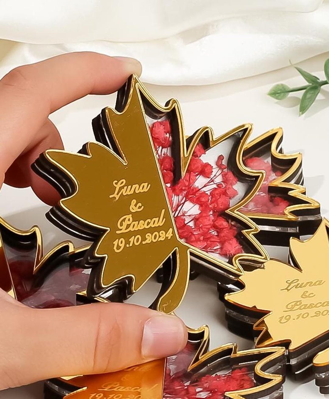 Wooden Thank You Magnets, Wedding Thank You Favor, Favors for Guests ...