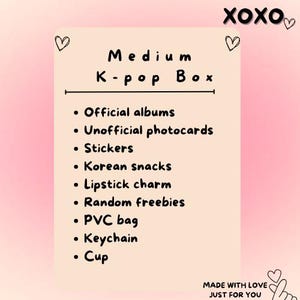 Kpop Box Gift for Kpop Fans Handmade Accesories K-pop Merch - Etsy
