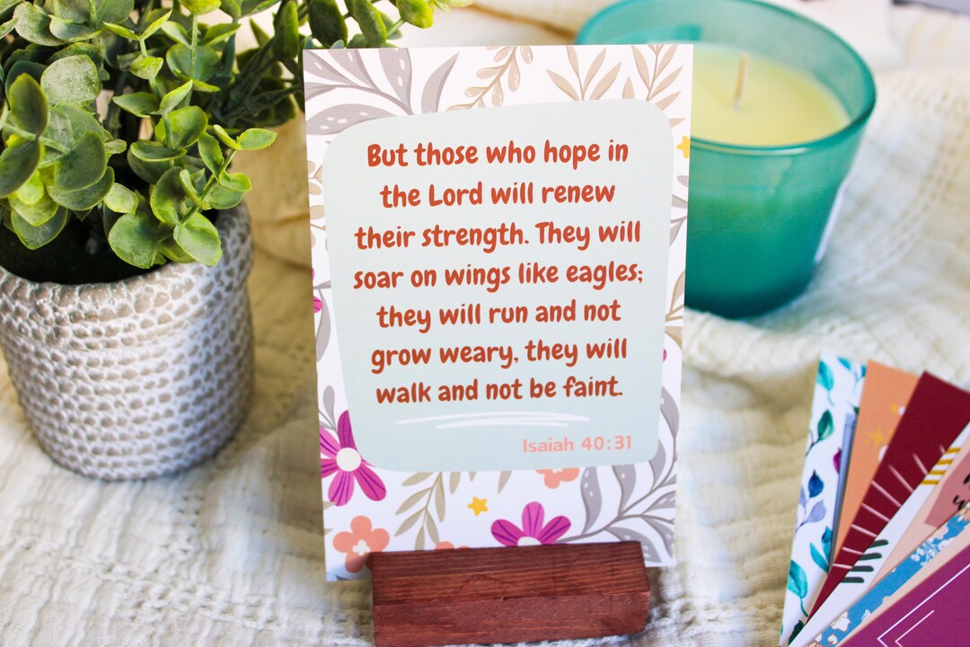 Bible Scripture Cards Bible Verse Cards for Women Memory Verse Cards ...