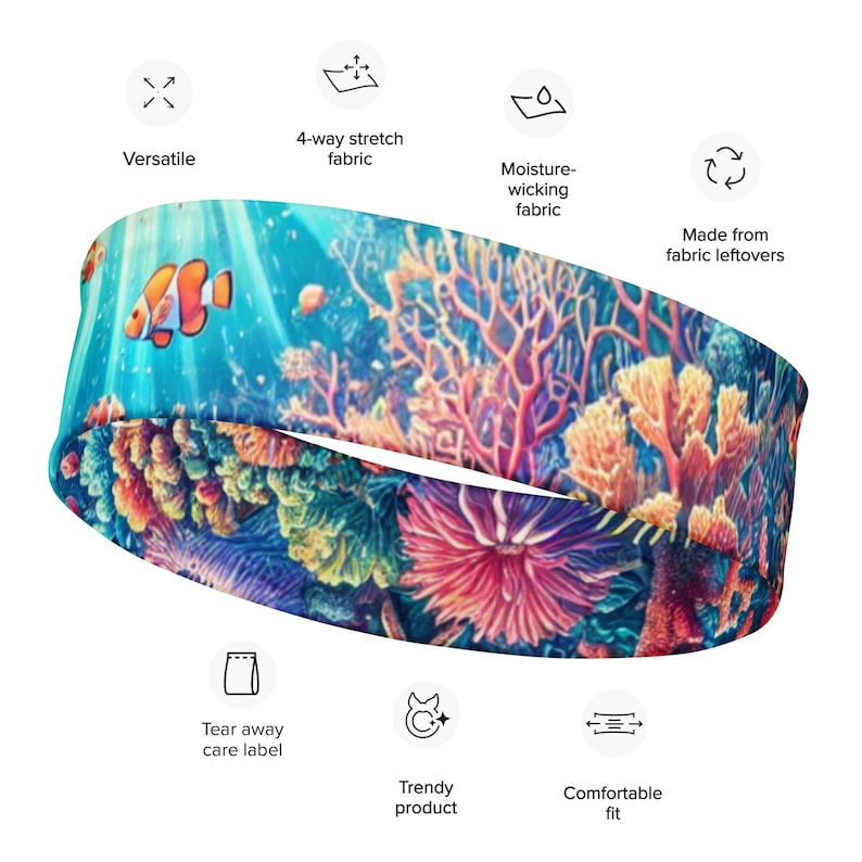 Scuba Headband Coral Reef - Etsy