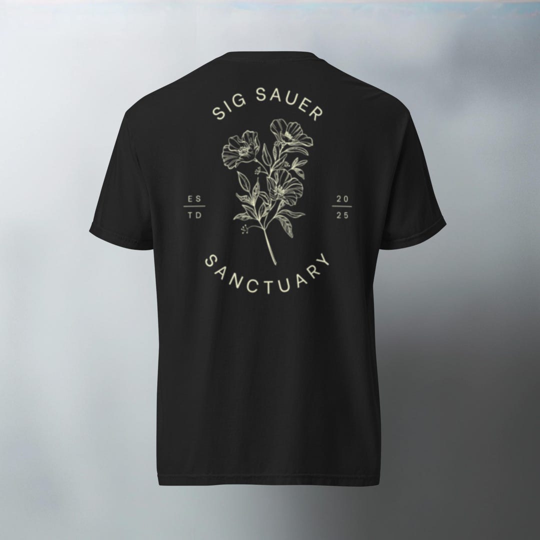 Tactical Floral T-shirt - Rifle-firearm-gun Themed Graphic Tee | Gun ...