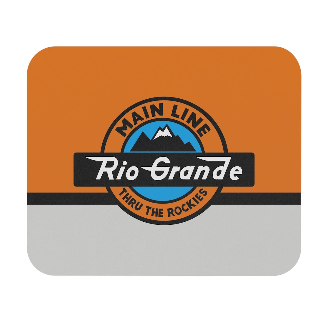 Denver & Rio Grande Western Railroad (logo # 02) Mouse Pad (rectangle ...