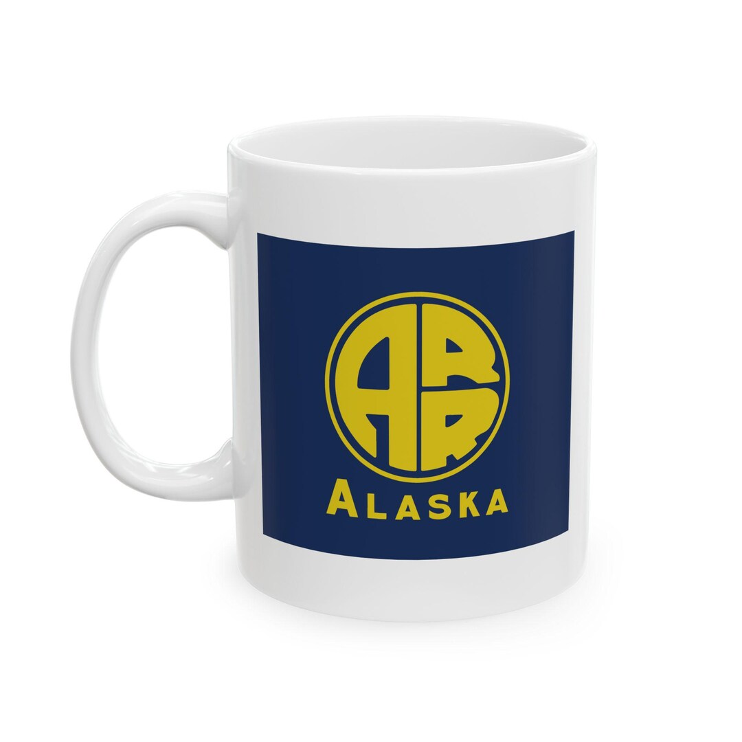 Alaska Railroad logo 02 Ceramic Mug, 11 Oz - Etsy