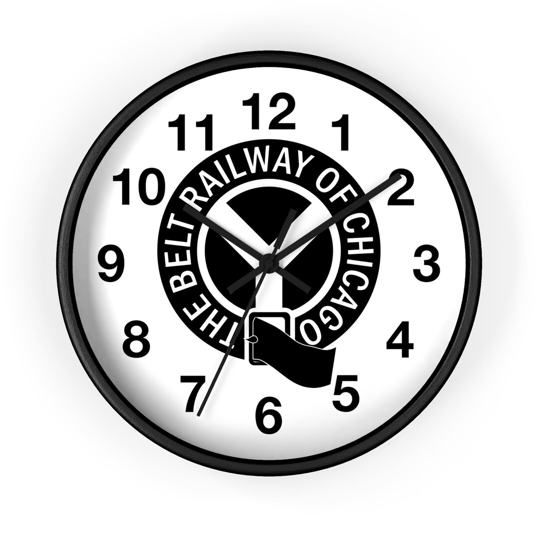 10" Diameter the Belt Railway of Chicago Wall Clock - Etsy