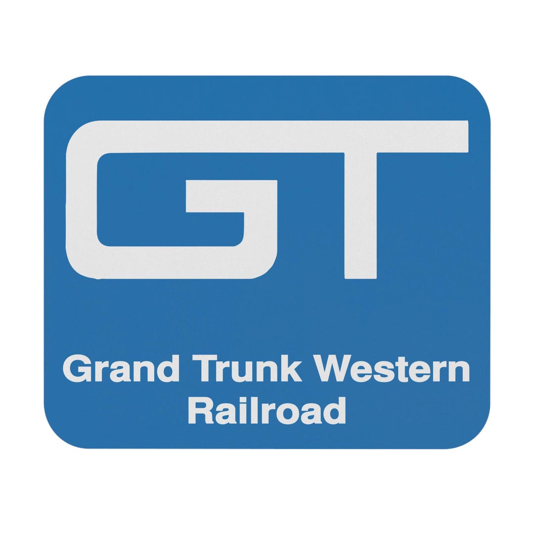 Grand Trunk Western Railroad (logo # 01) Mouse Pad (rectangle) - Etsy