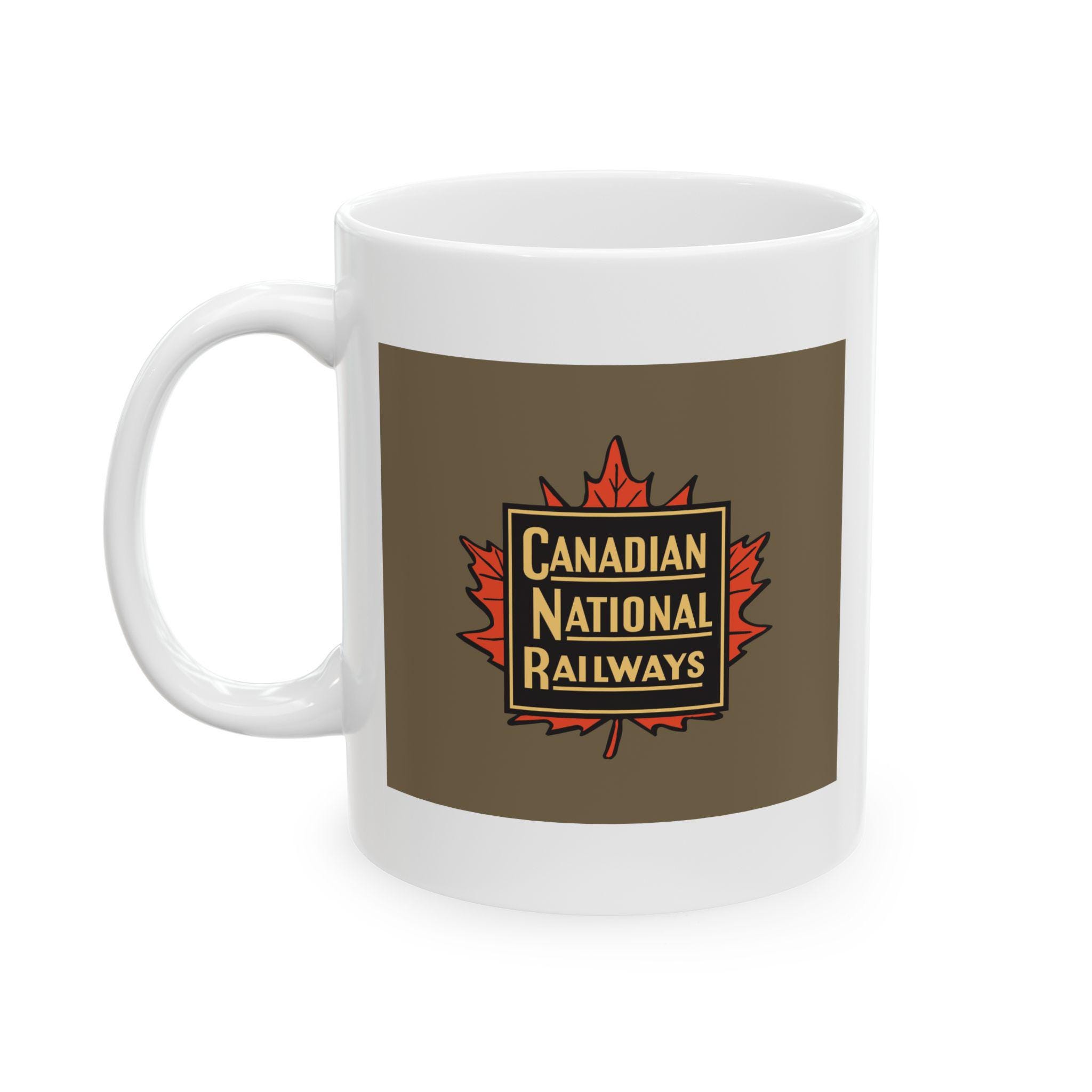 Canadian National Railway logo 01 Ceramic Mug, 11 Oz - Etsy