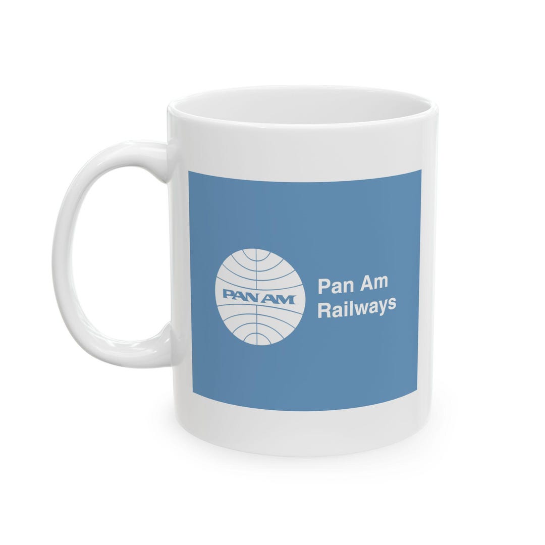 Pan Am Railways logo 01 Ceramic Mug, 11 Oz - Etsy