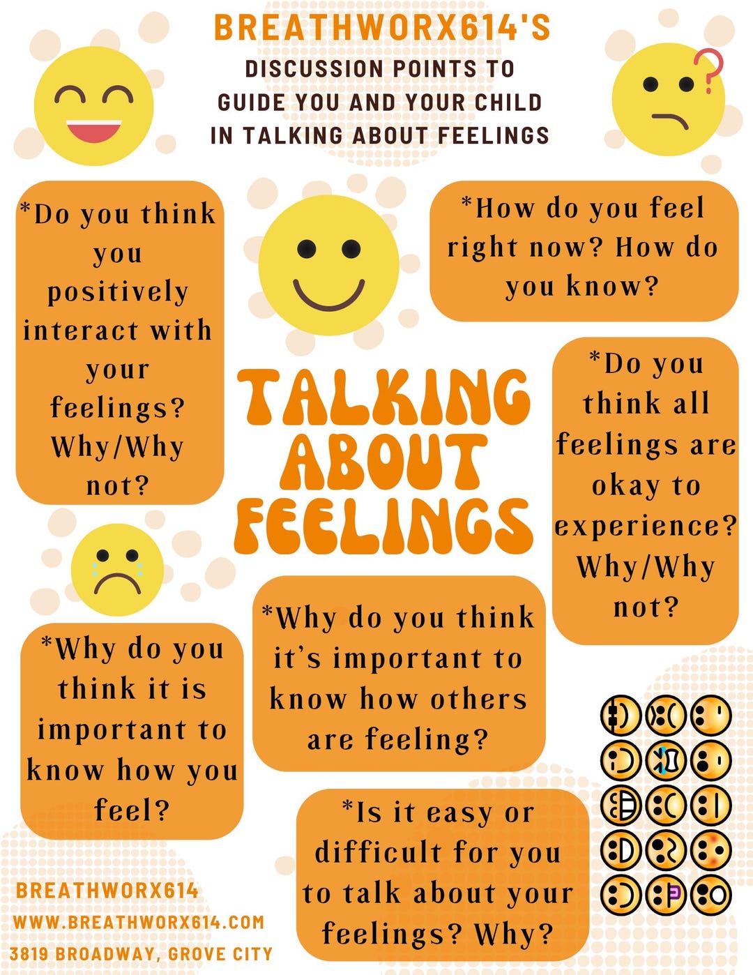 Emotional Regulation Talking About Feelings Worksheets for Children ...