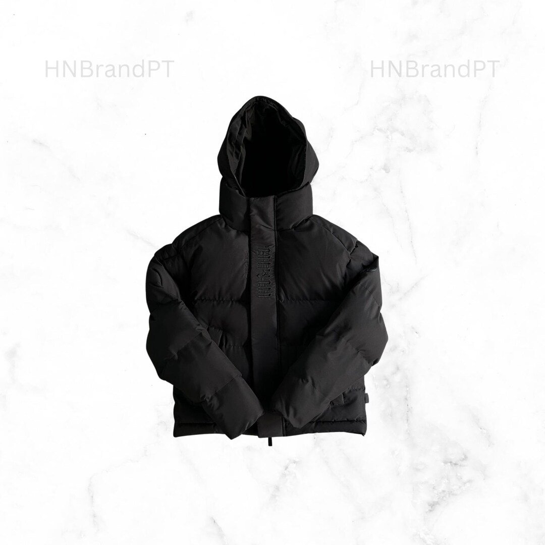 Unisex Trapstar Zip up Black Puffer Jacket Stylish for Winter - Etsy